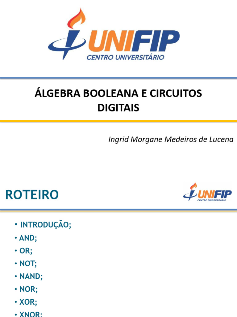 OAC_-_Circuitos_Logicos | PDF | Rede elétrica | Lógica