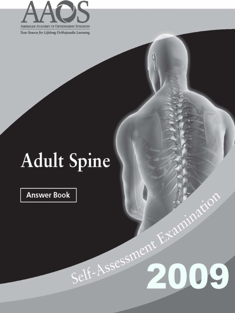 Examination AAOS 2009 Spine | PDF | Back Pain | Low Back Pain