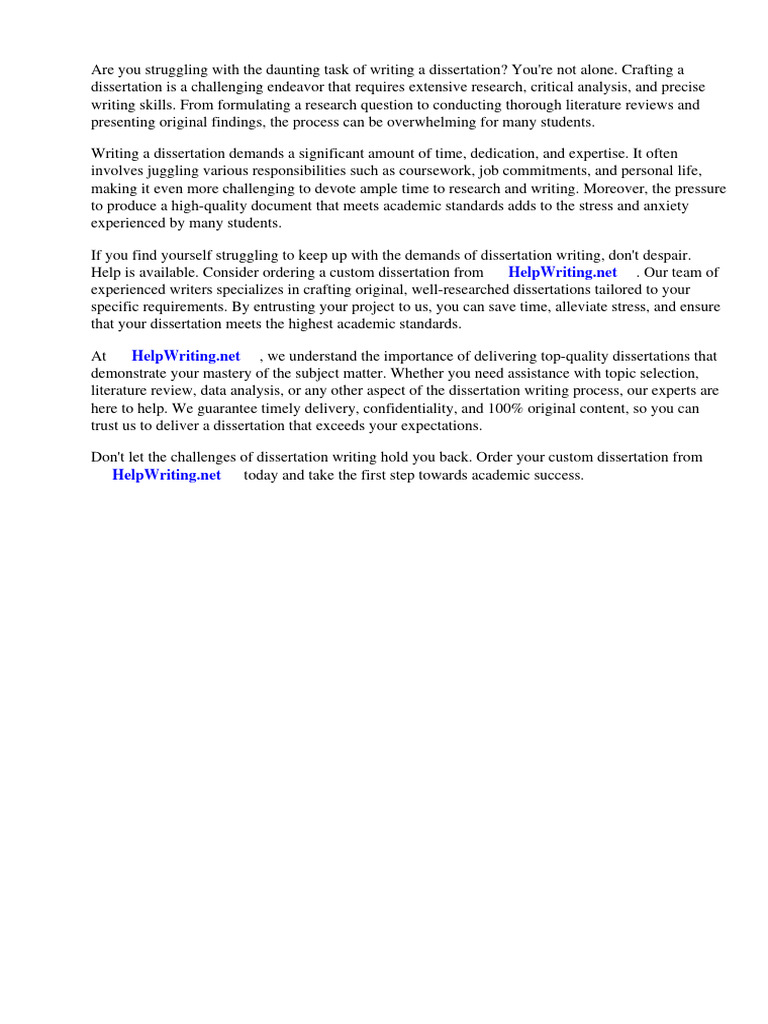 Purchase Dissertations Online | PDF | Thesis | Plagiarism