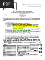 WAEC Computer Past Questions and Answers PDF Download | PDF | Computer ...