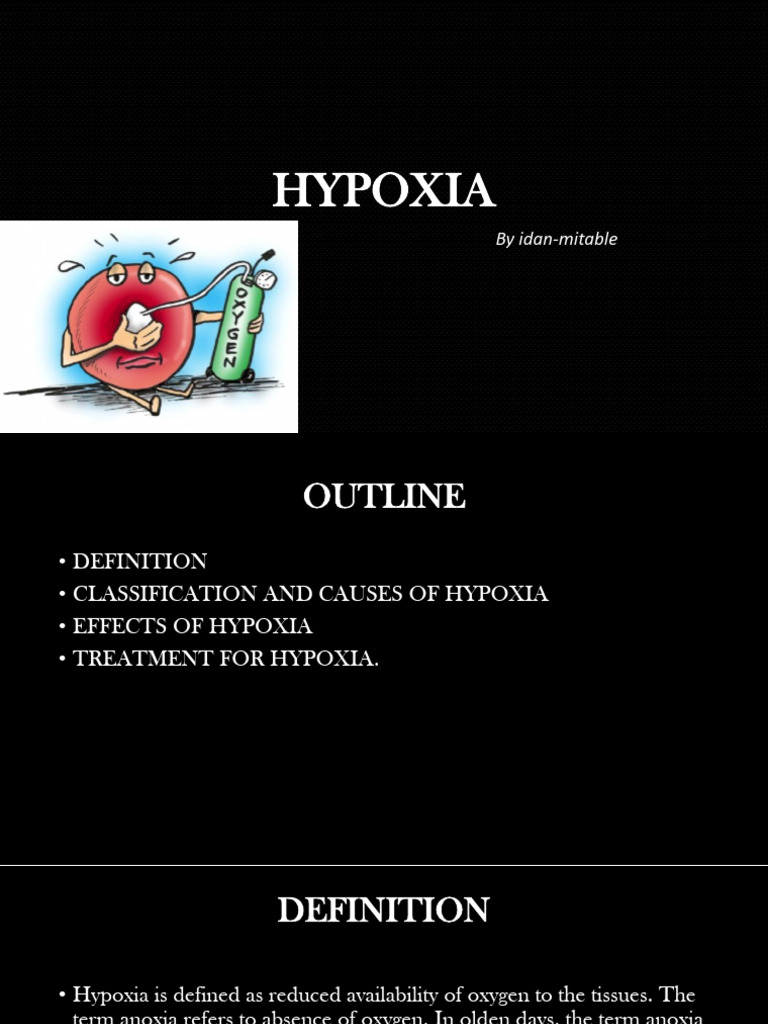 Hypoxia | PDF | Hypoxia (Medical) | Anemia