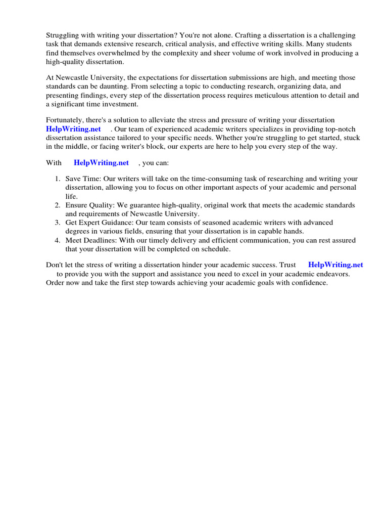 Dissertation Examples Newcastle University | PDF | Brand | Thesis