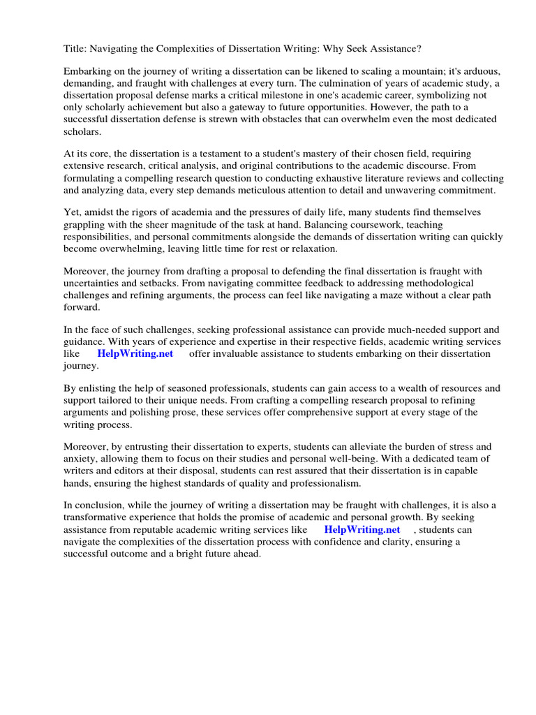 Sample Dissertation Proposal Defense | PDF | Thesis | Doctor Of Philosophy