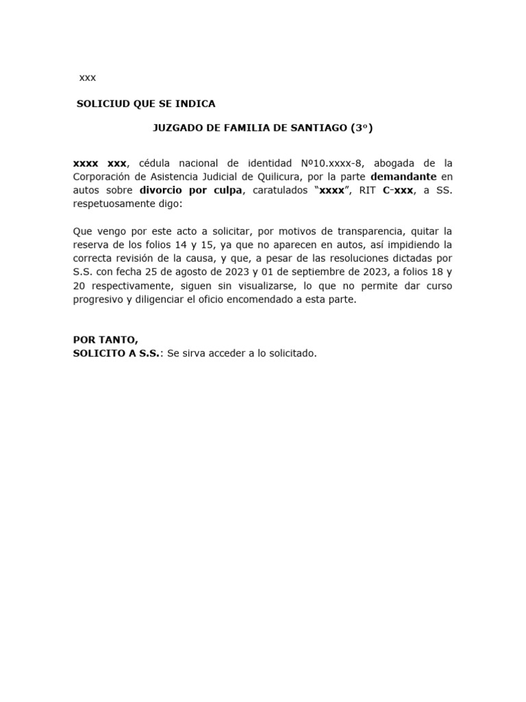 Solicitud de Visualización de Folios | PDF