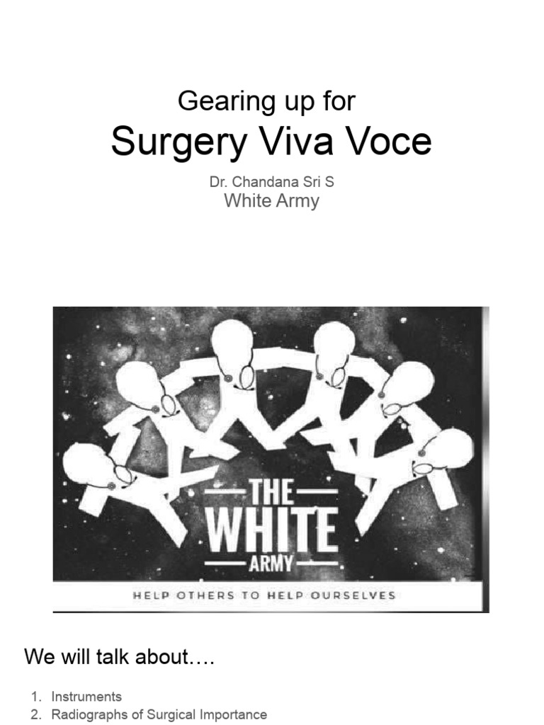Surgery Viva Voce | PDF