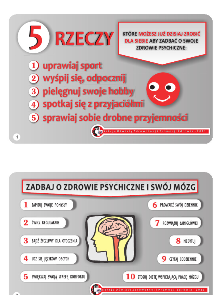 Swiatowy Dzien Zdrowia Psychicznego 2021 | PDF