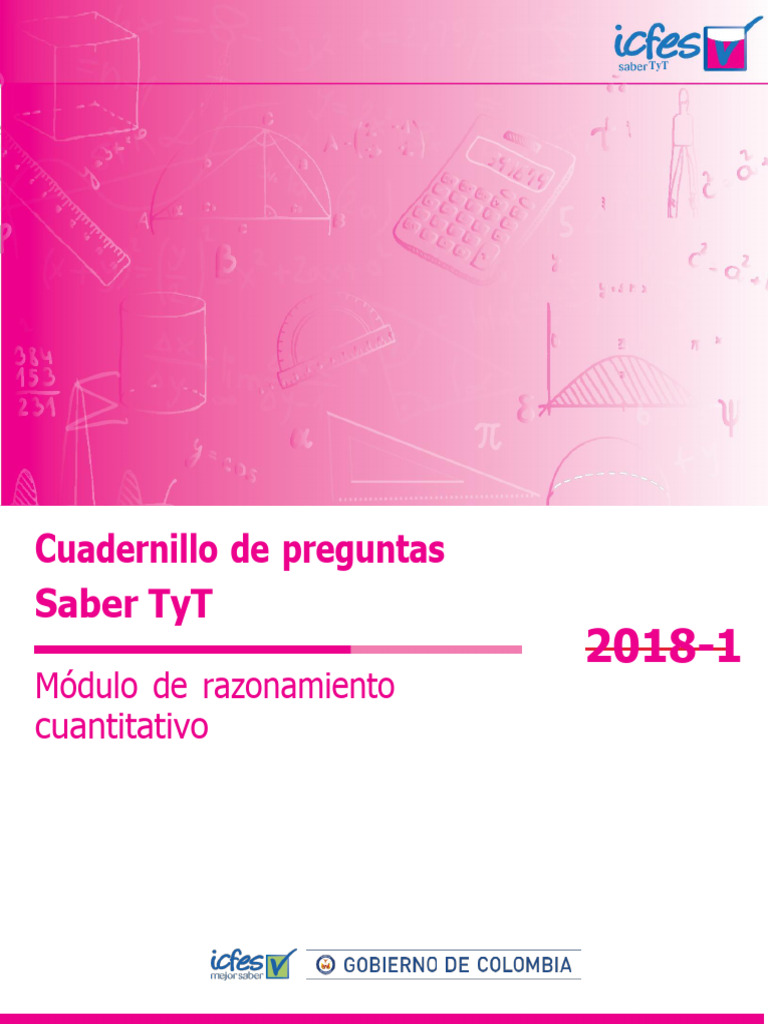 Cuadernillo de Preguntas Razonamiento Cuantitativo Tyt | PDF | Buceo ...