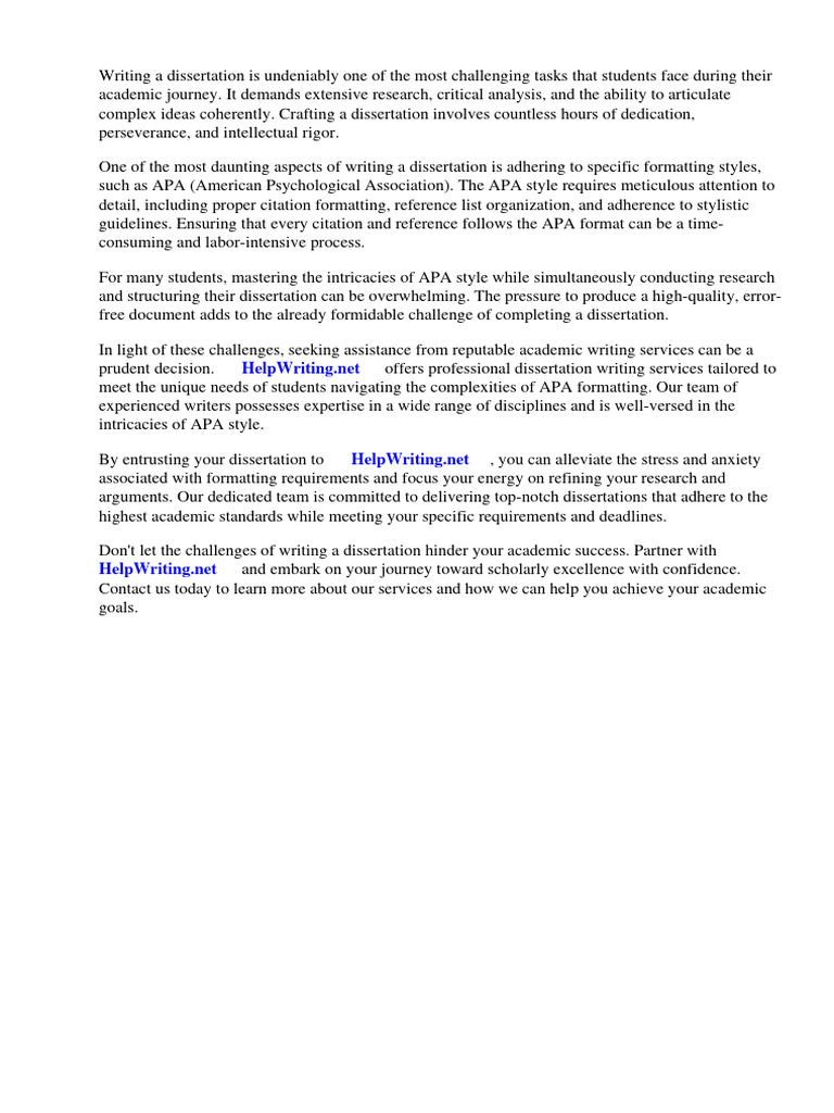 Dissertation Reference In Apa Pdf Thesis Citation
