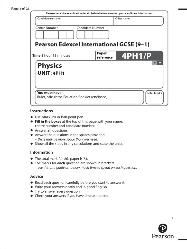 Physics Olevel Edexcel Exam 5 | PDF | Pressure | Momentum