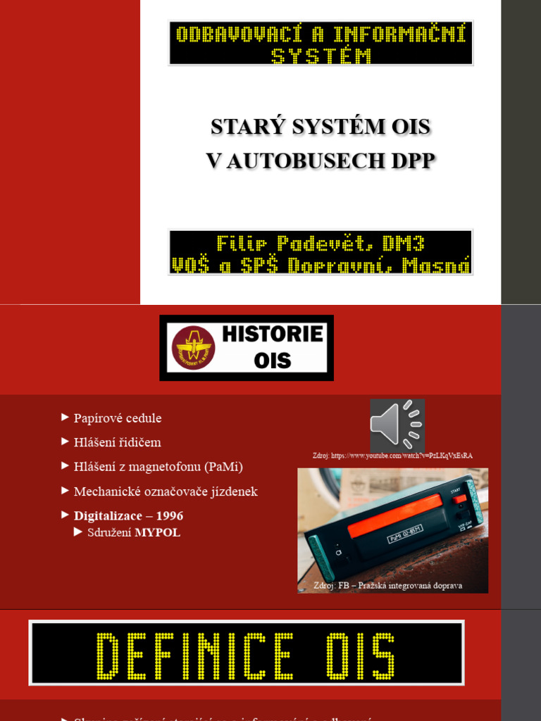 Konference13 Stary System Ois Autobusu V DPP | PDF