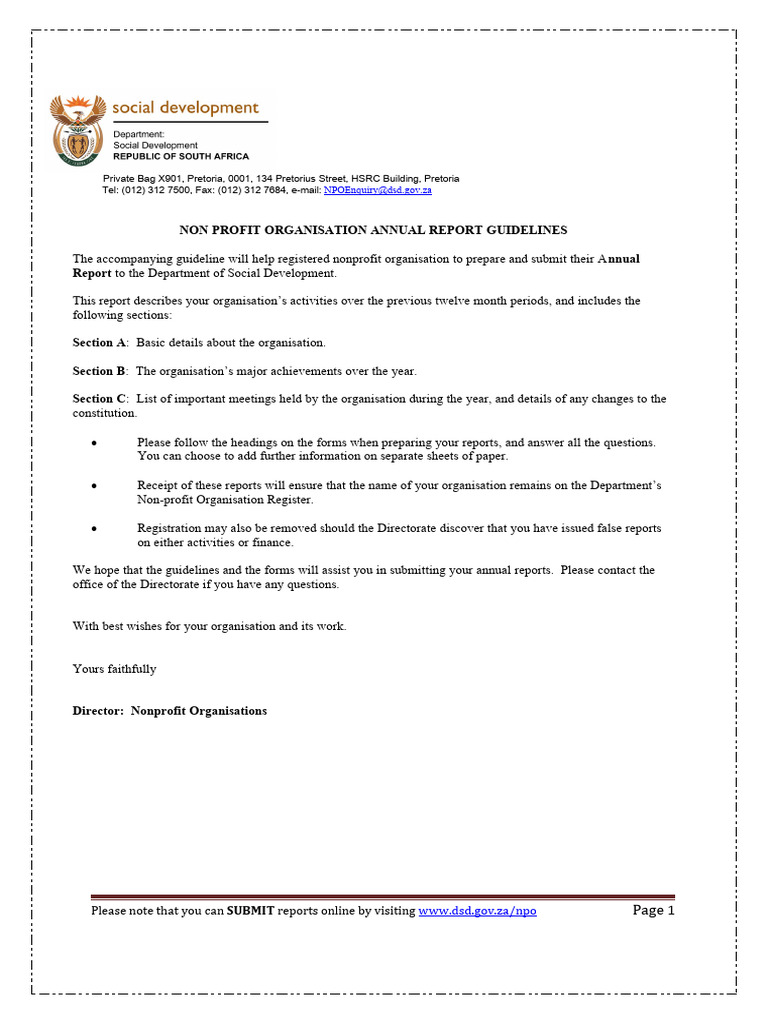 Reworked Narrative Report Format | PDF | Nonprofit Organization ...