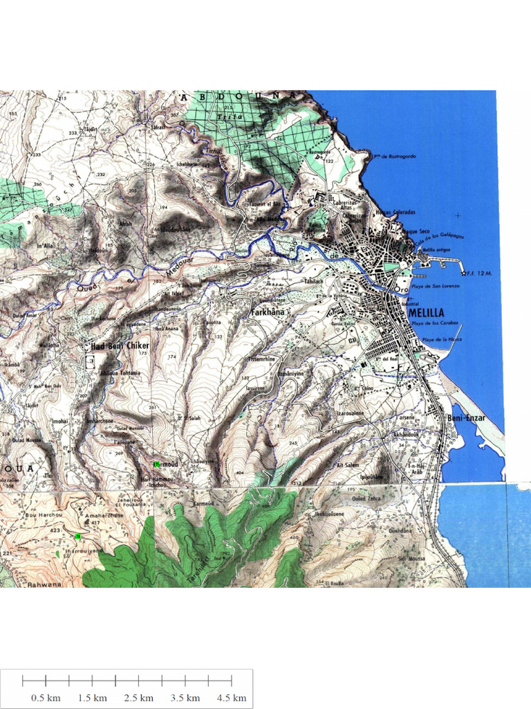 Carte Nador Topo | PDF