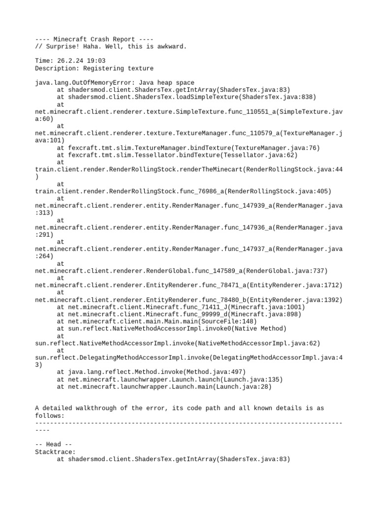 Minecraft OutOfMemoryError Fix | PDF | Software | Computer Hardware