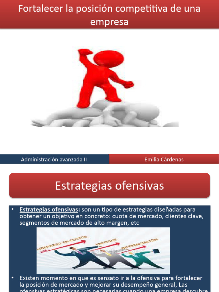Tema #2 Fortalecer La Posición Competitiva | PDF | Business | Proyecto ...