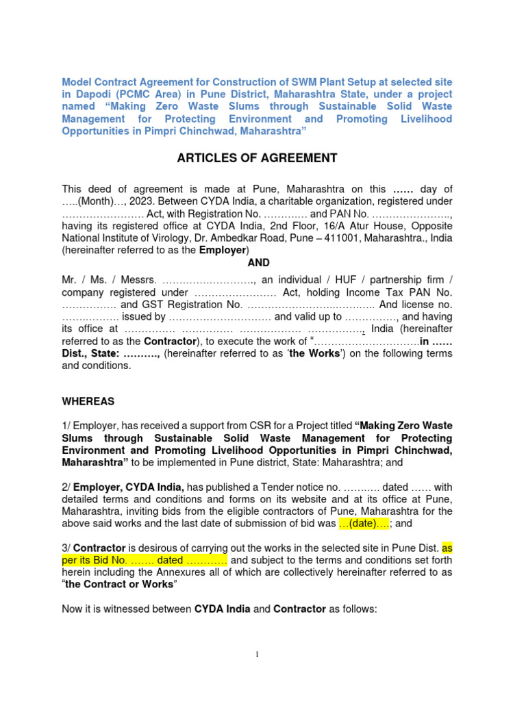 4.-Sample-Contract-Agreement | PDF | Employment | Breach Of Contract