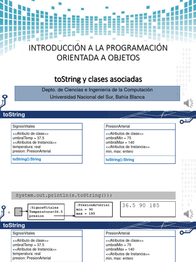 3 AyD Signos Vitales toString | PDF | Programación de computadoras | Ingeniería Informática