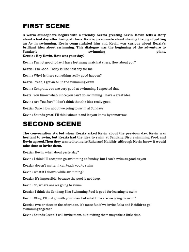 Print Out Scene | PDF | Swimming
