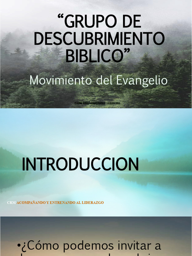 Grupos de Descubrimiento Bíblico | PDF | Biblia