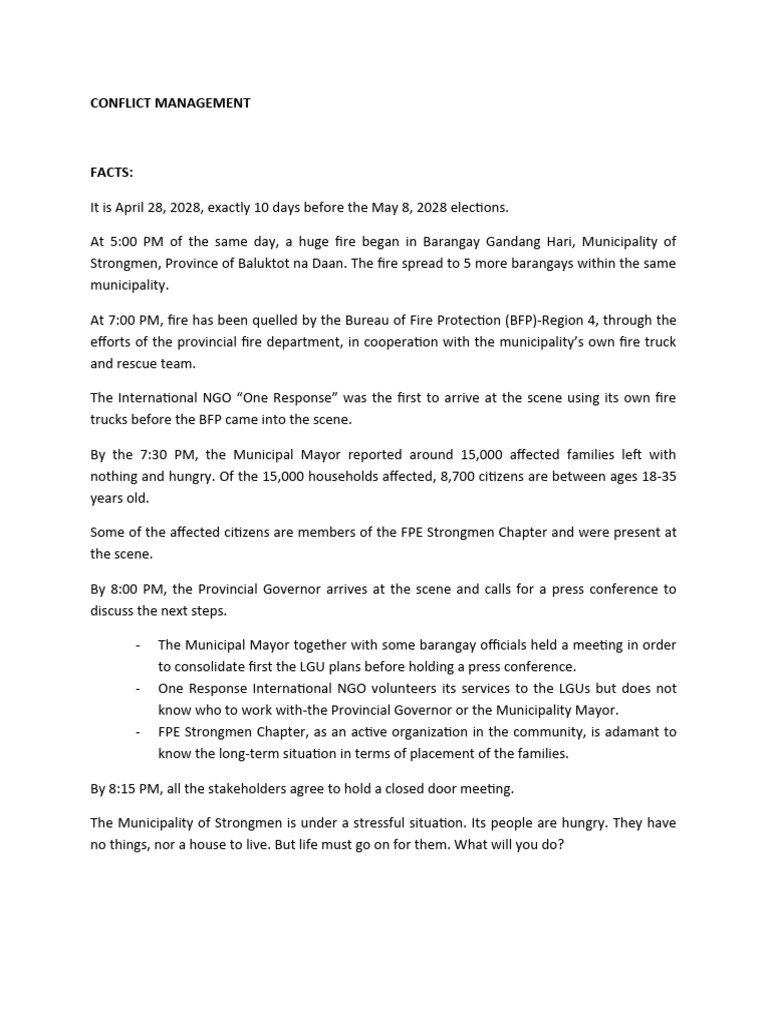 Conflict Management | PDF