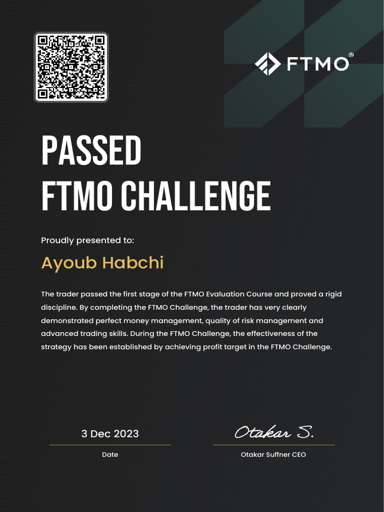 Passed Ftmo Challenge Pdf