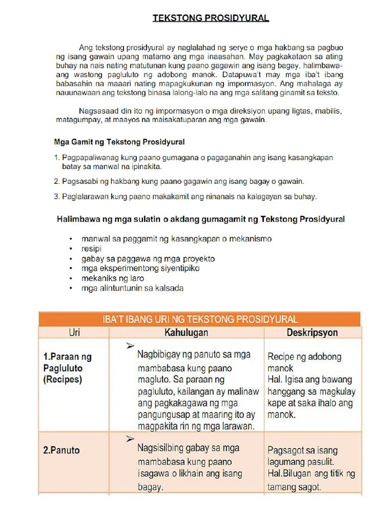 Tekstong Prosidyural | PDF
