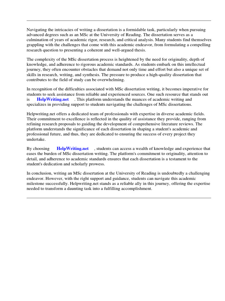 University of Reading MSC Dissertation | PDF | Thesis | Honey Bee