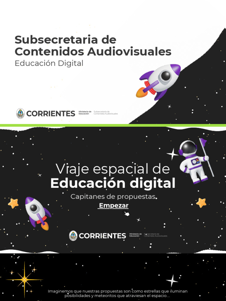 Viaje Espacial- Educ. Digital | PDF