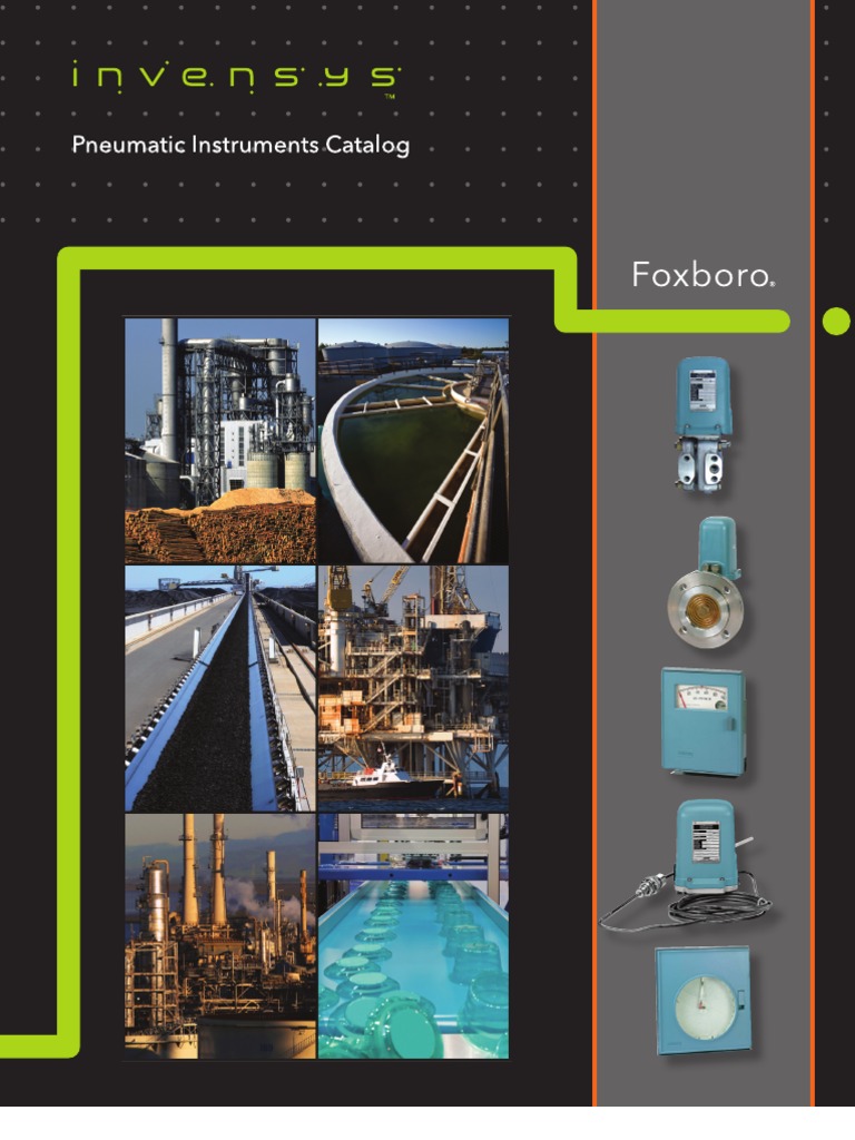 Catalog Foxboro Pneumatic Instruments 03-11 | PDF | Pressure Measurement | Switch