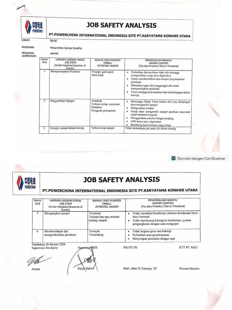 Pengambilan Sample Stockpile | PDF