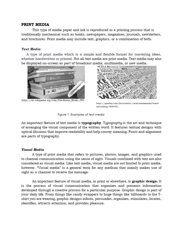 Types of Media | PDF | Mass Media | Multimedia