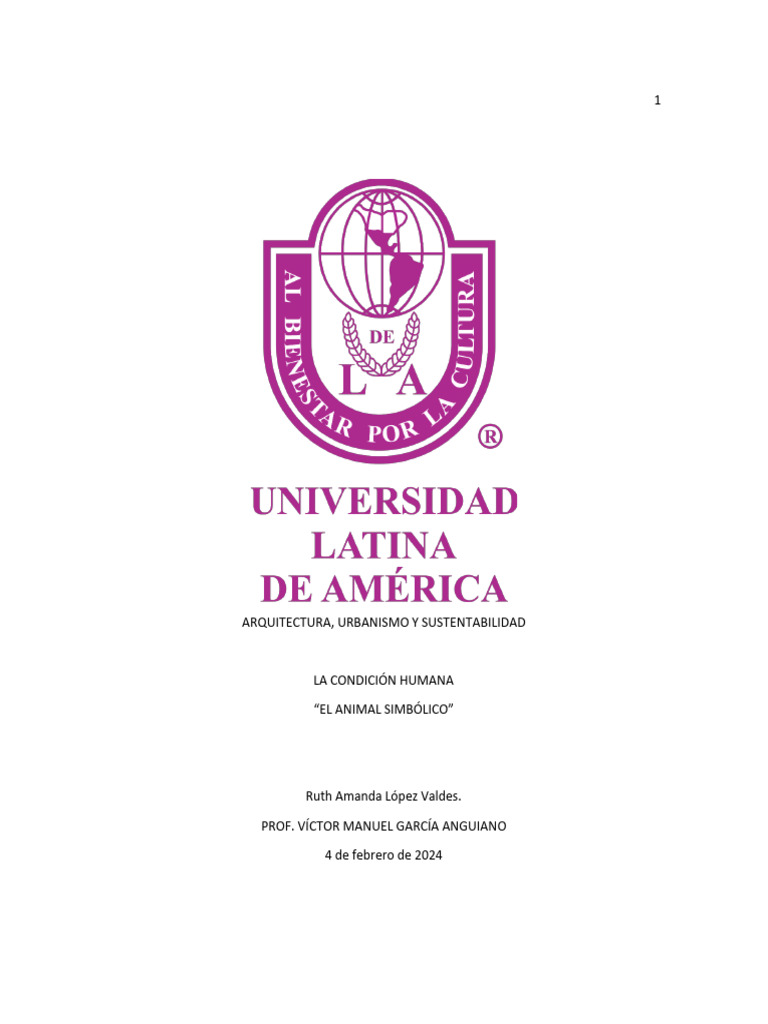 El Animal Simbólico | PDF | Comunicación | Humano