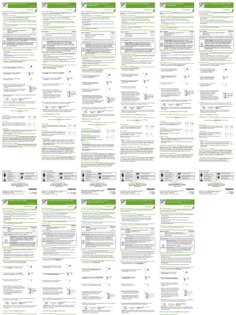 Teste SNAP Feline proBNP: Guia Completo | PDF | Remédio