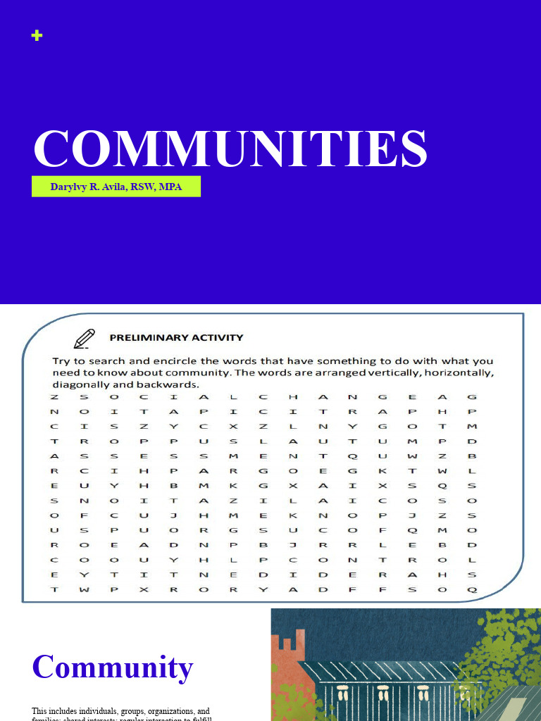 COMMUNITIES | PDF | Community | Geographic Information System