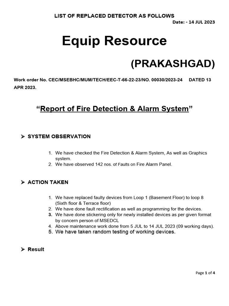 Pgad 06 Feb 2024 Replaced Device | PDF | Active Fire Protection ...