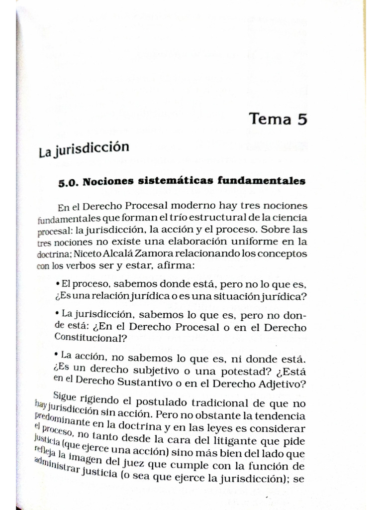 DPC I. Tema 1 - La Jurisdicción. Doctrina - Vicente Puppio | PDF