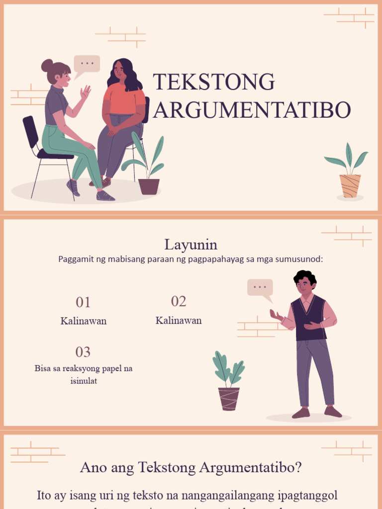 Tekstong Argumentatibo | PDF