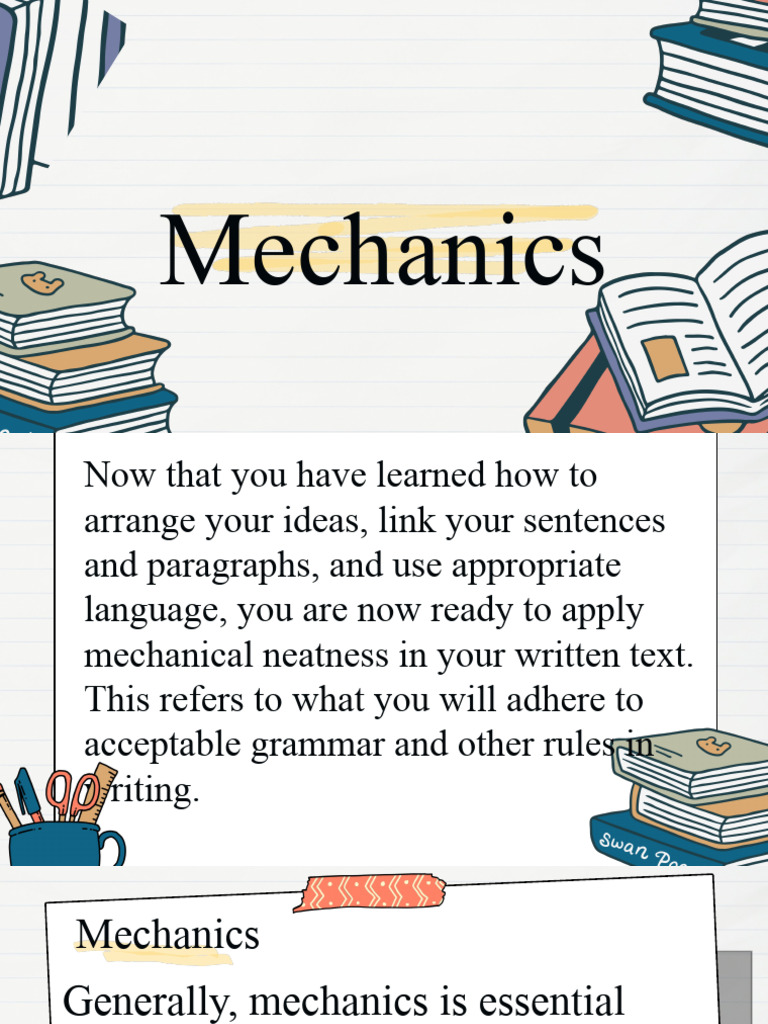 Lesson 4. Mechanics | PDF | Career & Growth | Art