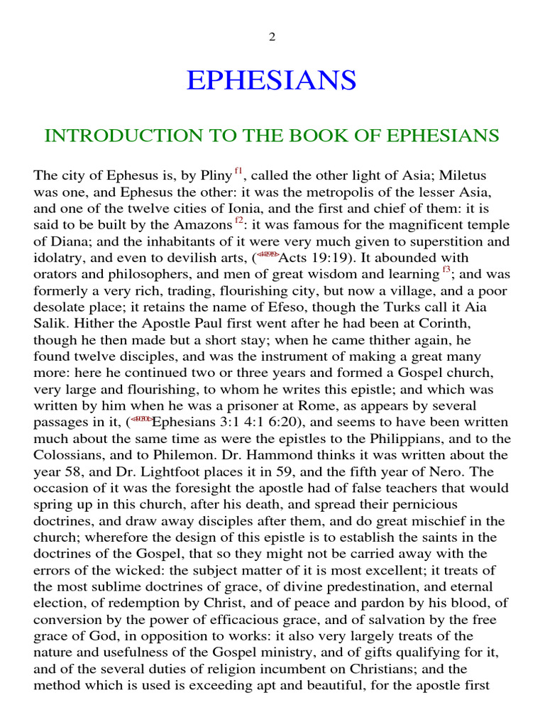NT JG - 10 - Ephesians | PDF | Grace In Christianity | Salvation