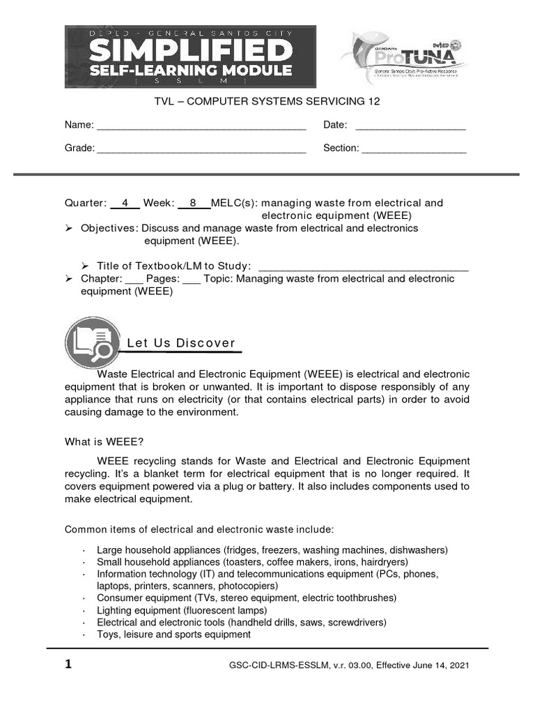 CSS12 1st - WEEK8 SSLM | PDF