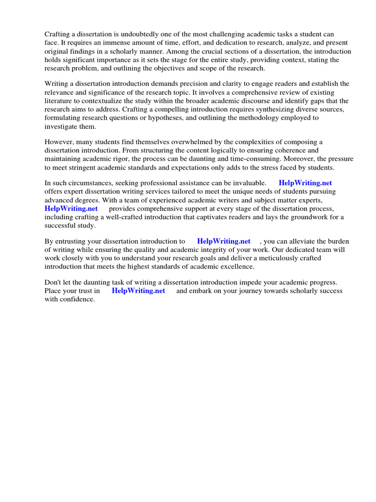 Ma Dissertation Introduction | PDF | Thesis | Refugee