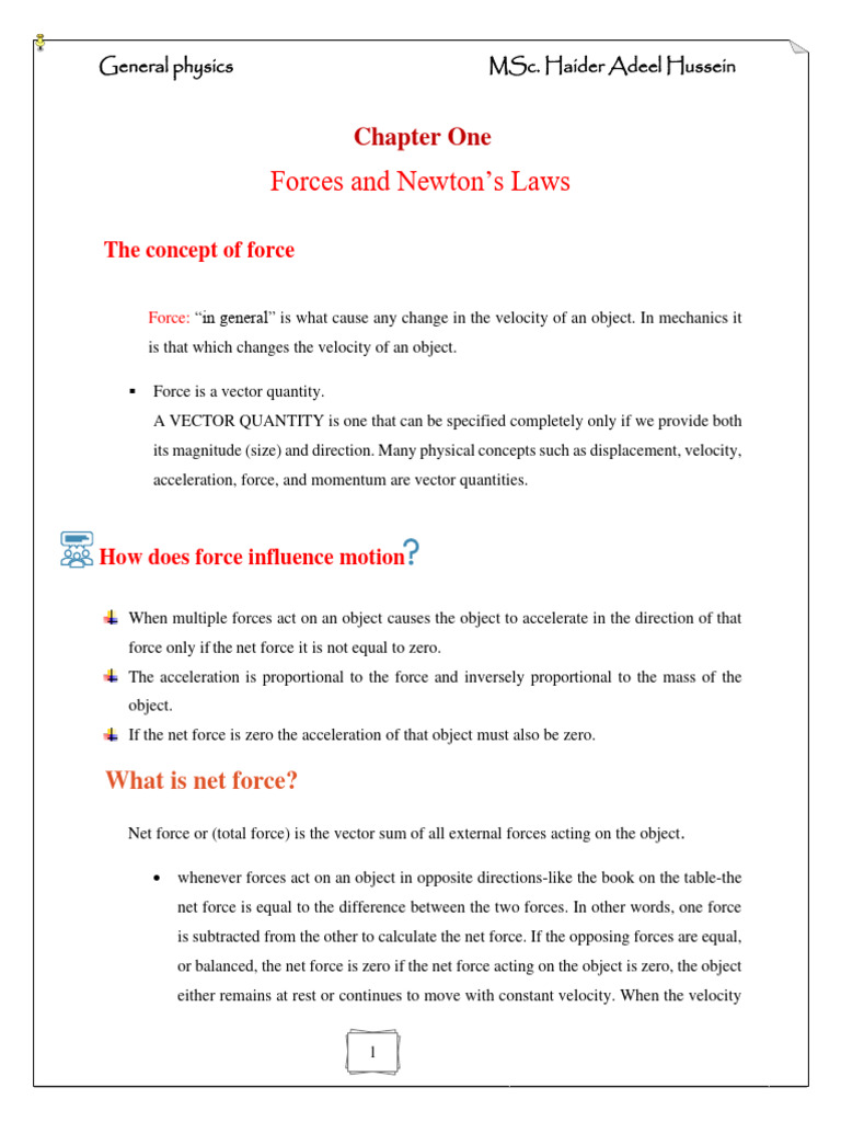 Understanding Newton's Laws of Motion | PDF | Force | Friction