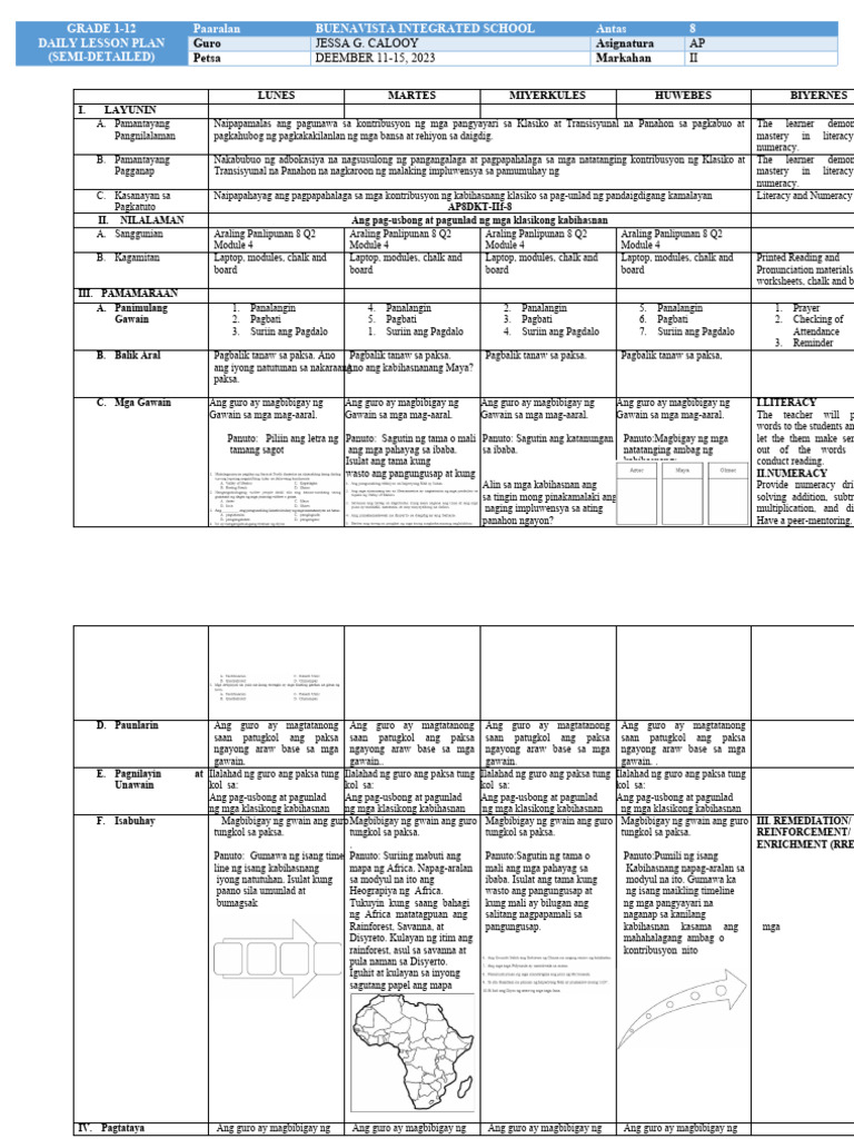 Ap 8 DLP W6 | PDF