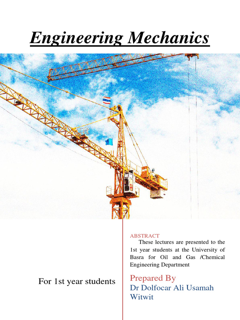 Lec 1 28-Feb | PDF | Quantity | Force