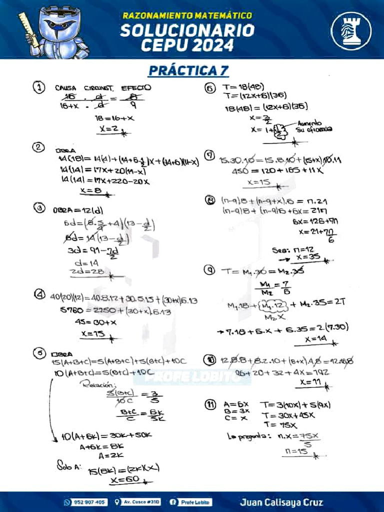 SOL.PRAC(#7) R.M. CICLO-II | PDF