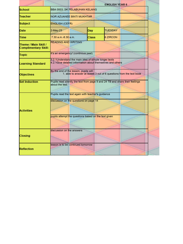 Week 5 | Download Free PDF | English Language | Behavior Modification