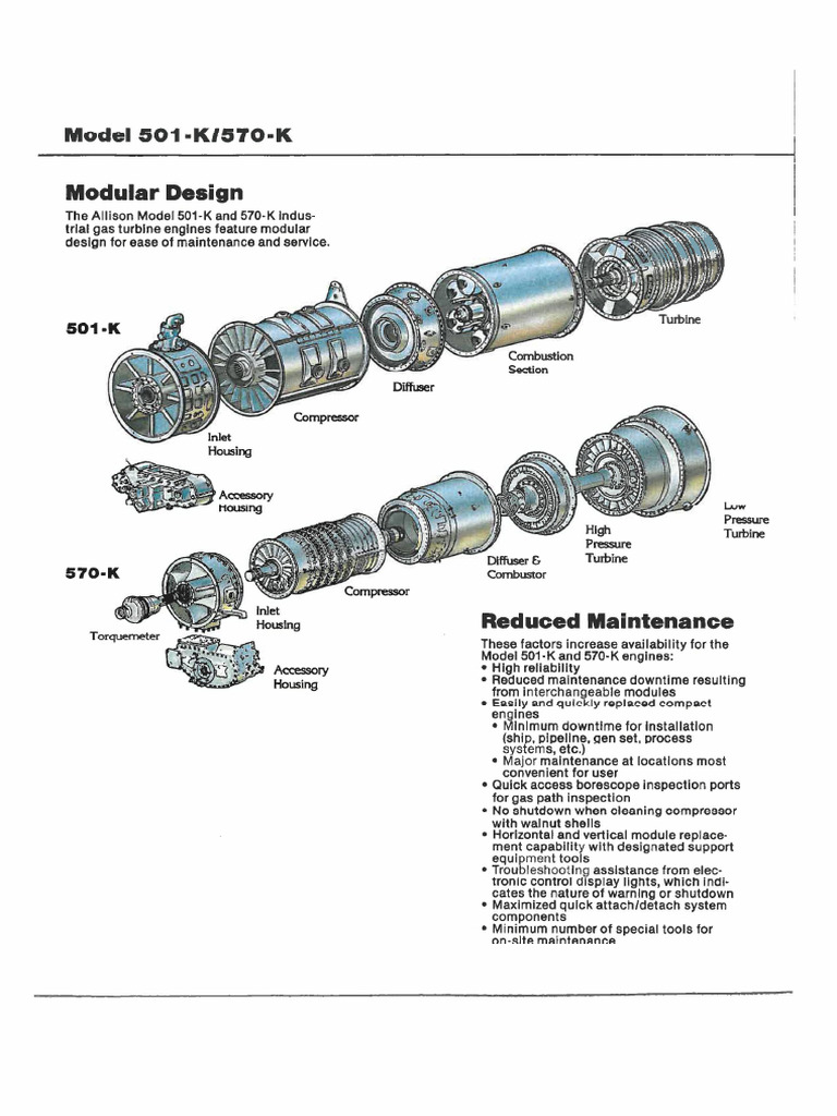 Rolls-Royce 501-K Engine Intro 5 | PDF