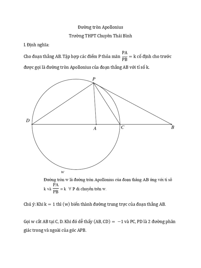 Đư NG Tròn Apollonius | PDF
