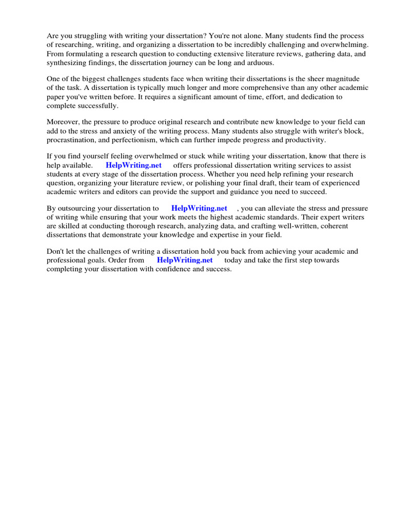 Hate Writing My Dissertation | PDF | Essays | Thesis