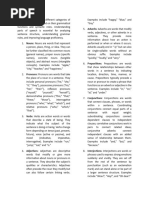 PARTS OF SPEECH Grade 12 | PDF | Part Of Speech | Adverb