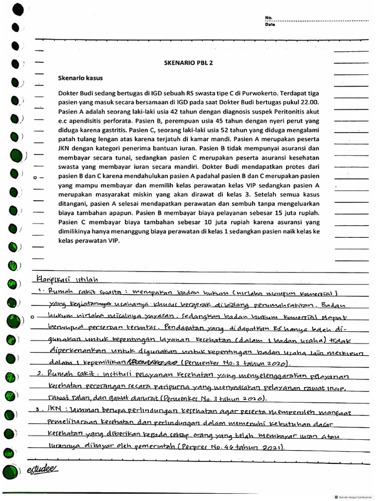 Logbook PBL 2.1 | PDF